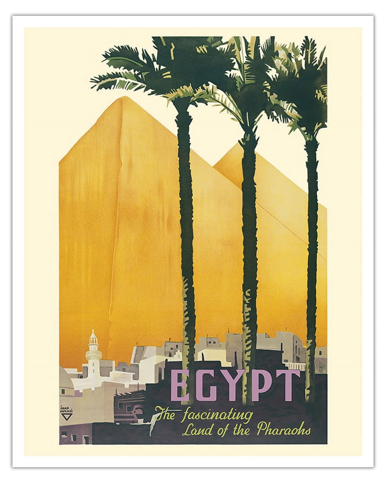 Egypt - The Fascinating Land Of The Pharaohs - Pyramids - Vintage ...
