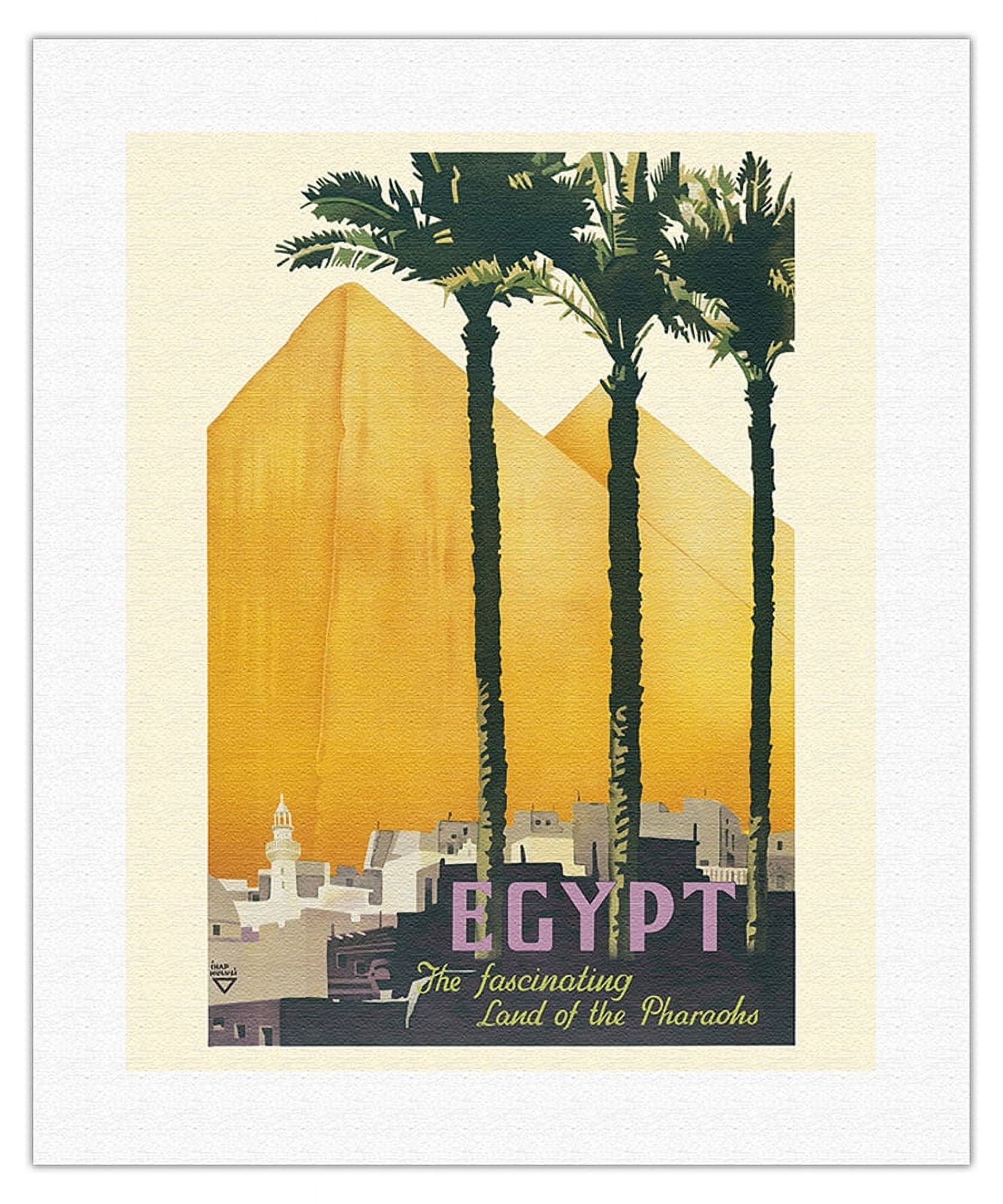 Egypt - The Fascinating Land Of The Pharaohs - Pyramids - Vintage ...