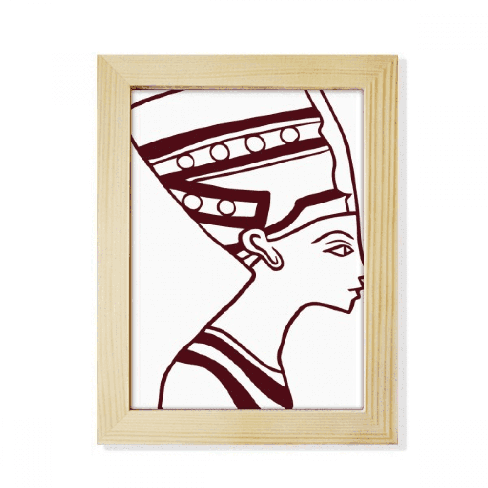 Egypt Totem Side Portrait Fresco Desktop Adorn Photo Frame Display Art ...