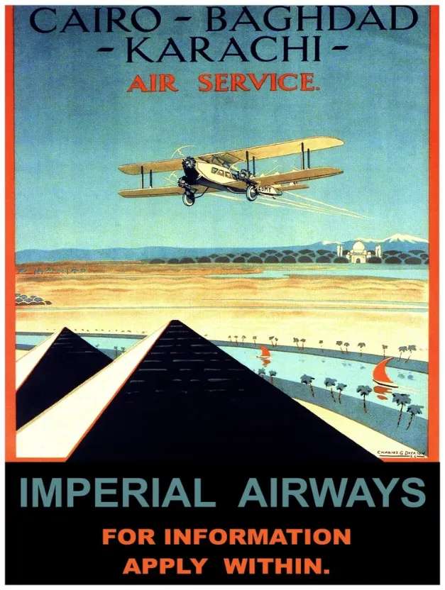 Egypt Travel POSTER.Pyramids.Aviation Room Wall Art.Room Interior ...