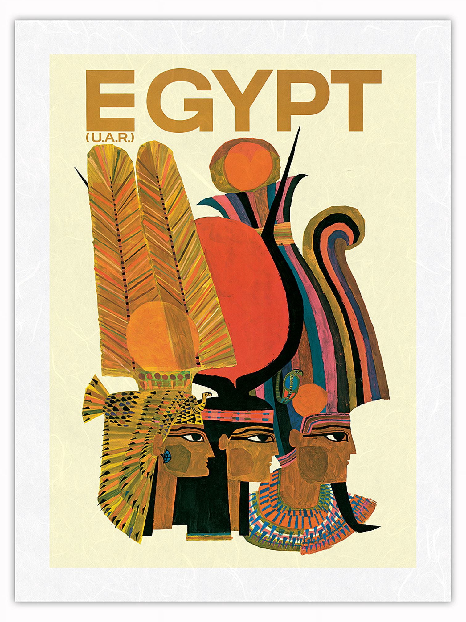 Egypt - United Arab Republic (UAR) - Egyptian Pharaohs - Vintage Travel ...