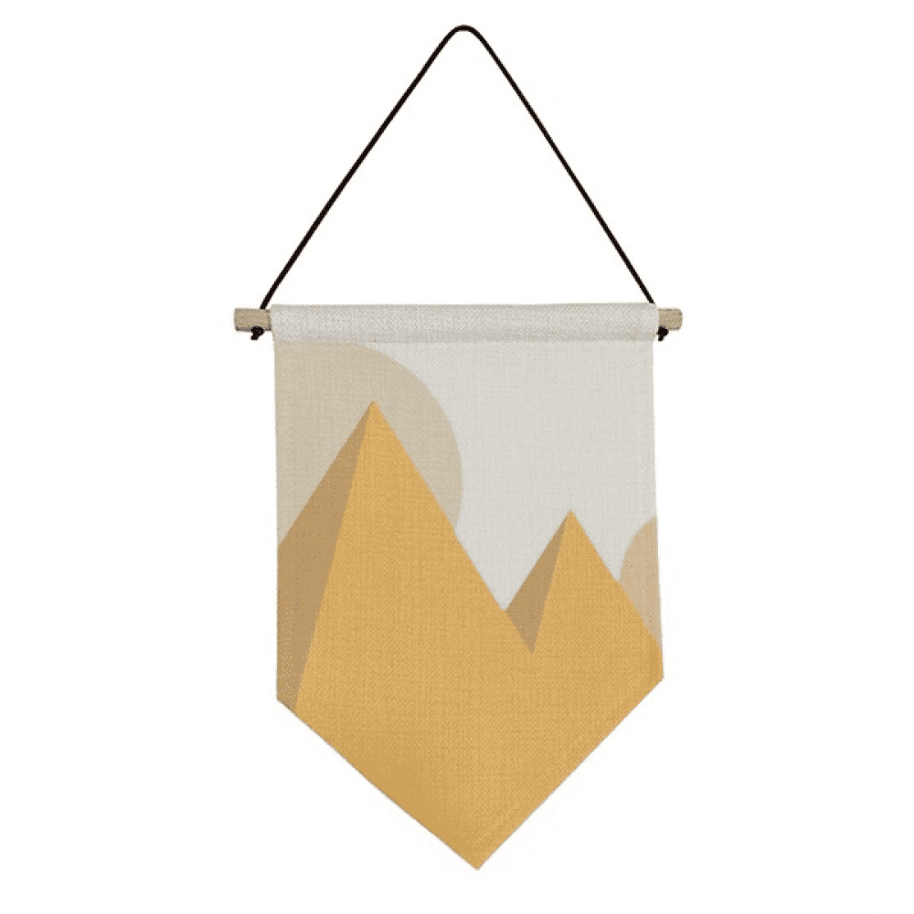 Egypt Yellow Sphinx Pyrads Sun Canvas Flag Hanging Wall Art Decor ...