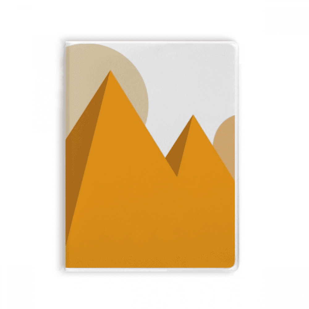 Egypt Yellow Sphinx Pyrads Sun Notebook Gum Cover Diary Soft Cover ...