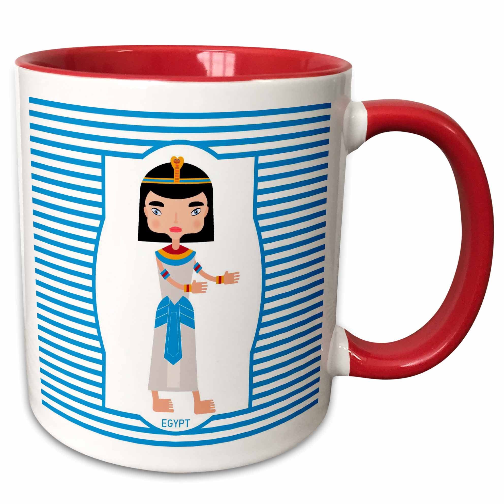 Egypt representation by a girl dressed as ancient egyptian people 15oz ...