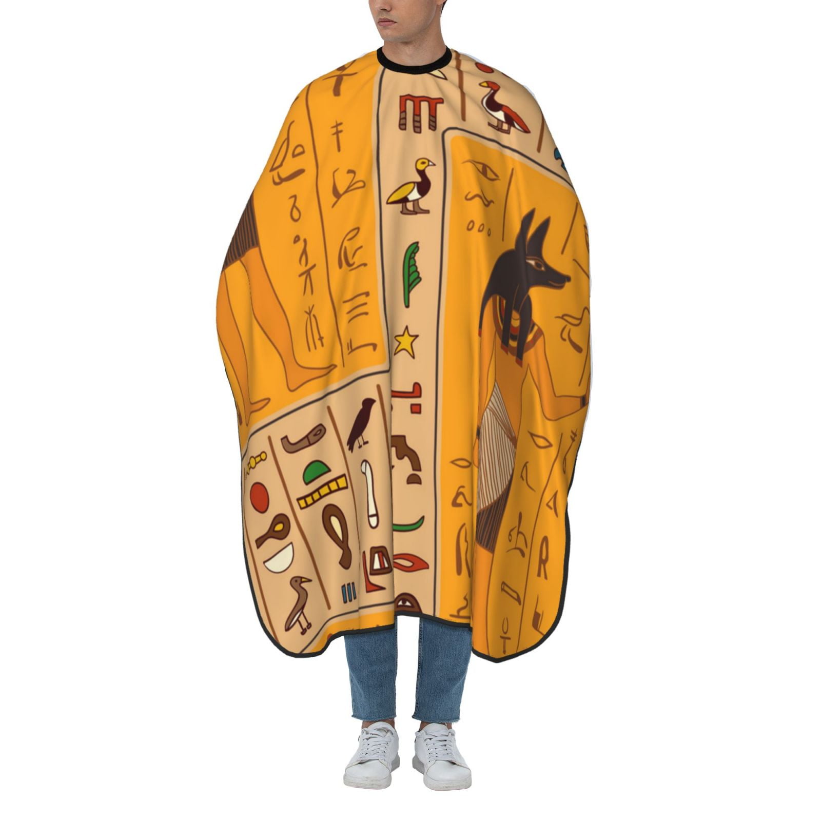 Egyptian Ancient Hieroglyphs Hair Cut Hairdressing Cape Apron ...