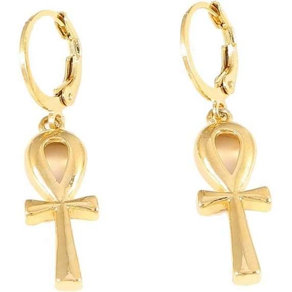 Egyptian Ankh Cross Jewelry Set Women Gold Color Charms Jewelry Egypt ...