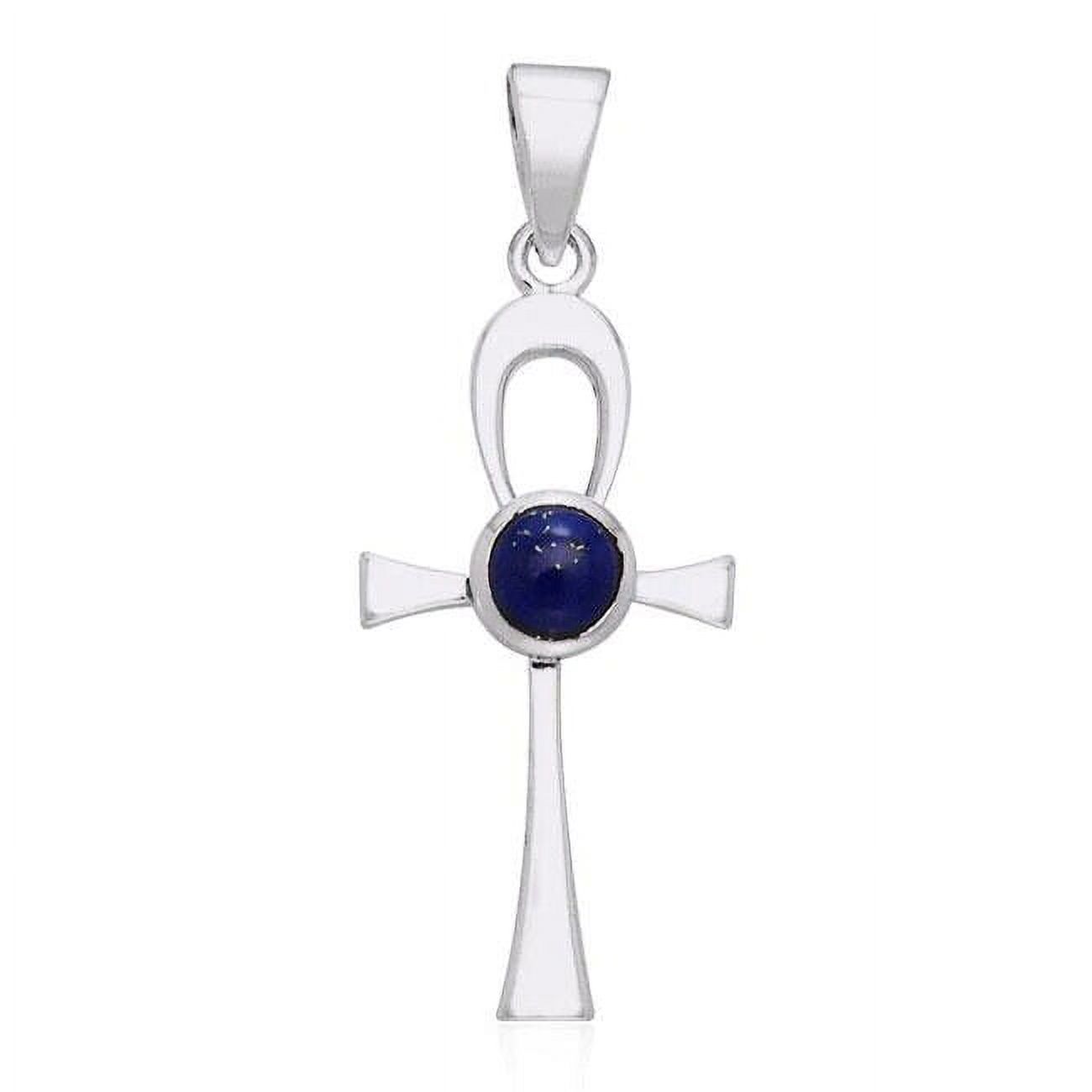 Egyptian Ankh Cross Sterling Silver Pendant by Peter Stone Jewelry Fine ...
