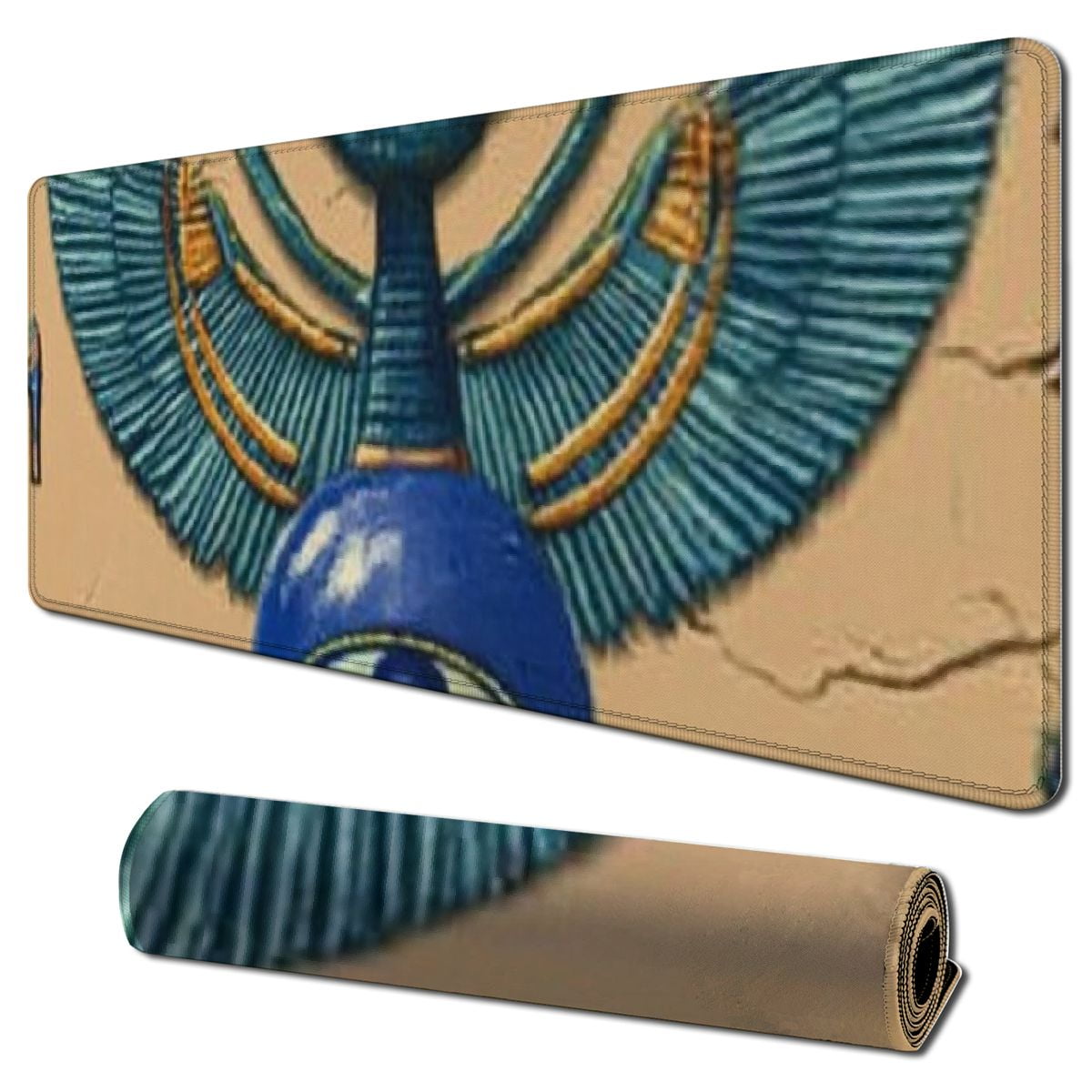 Egyptian Beetle Traditional Ethnic Tribal Large Mouse Pad Gaming ...