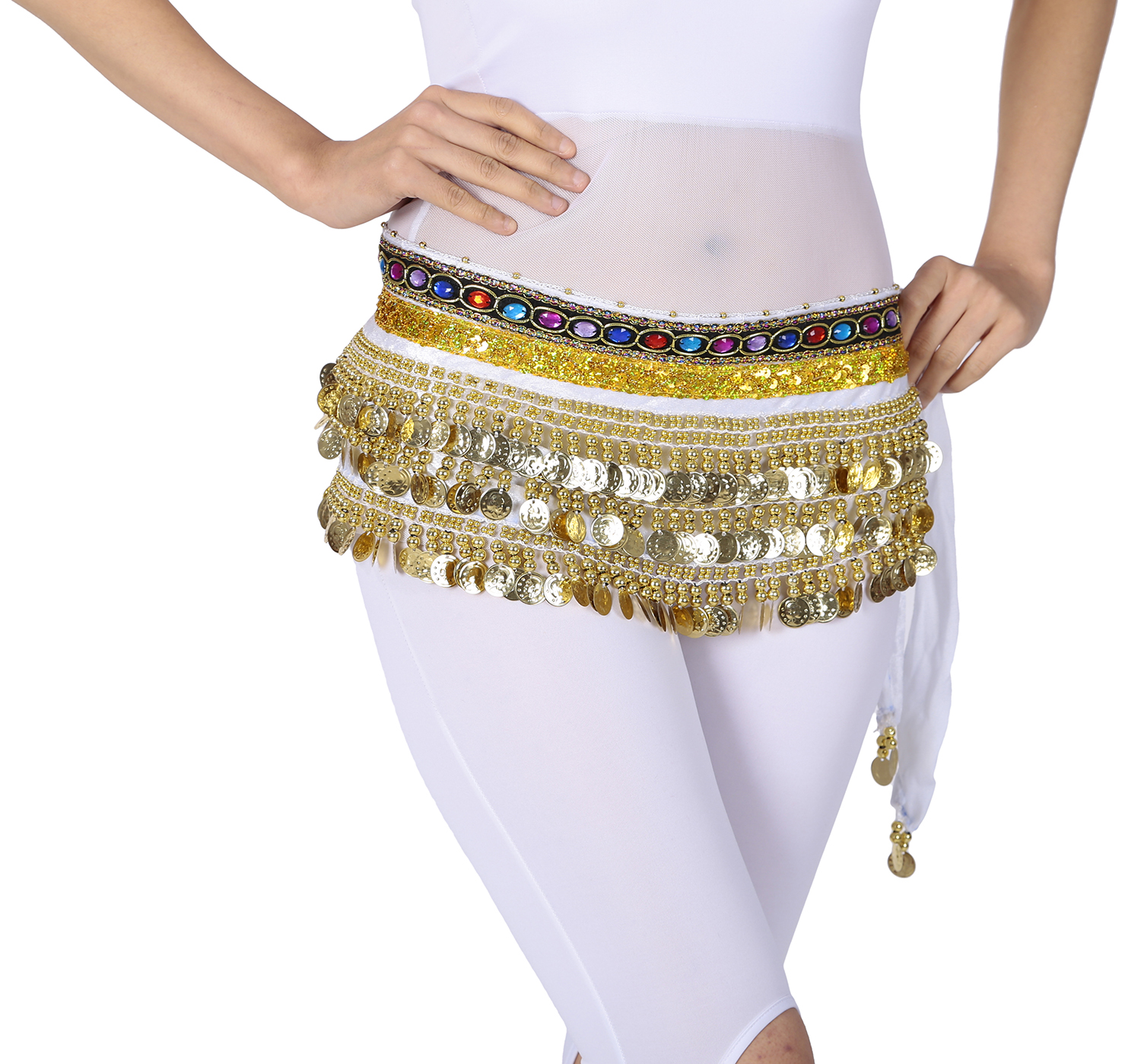 Egyptian Cabaret Tribal Fusion Velvet Hip Scarf Scarves Belt Wrap Sash ...