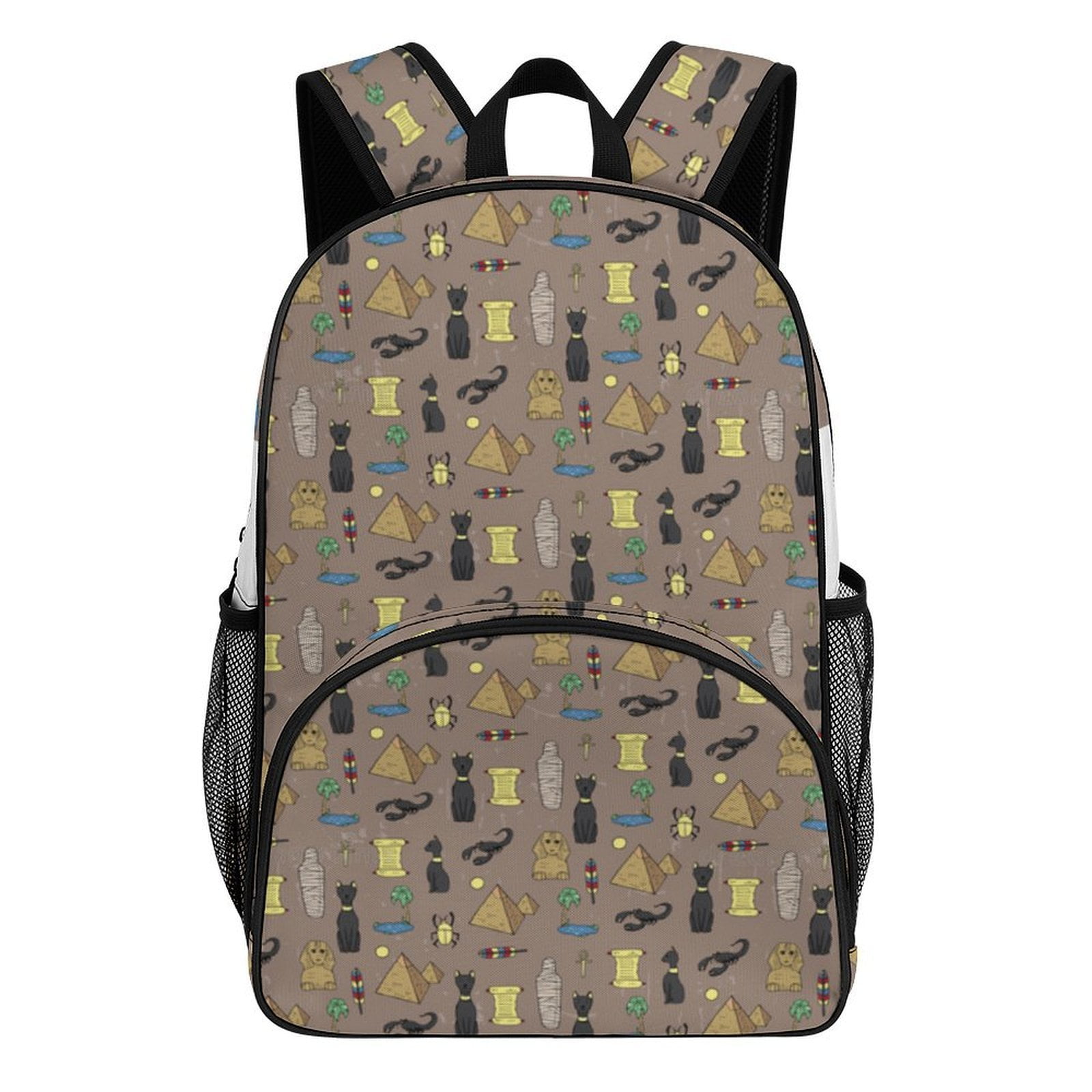 Egyptian Cat Seamless Pattern Backpacks for Backpack for Bookbag ...