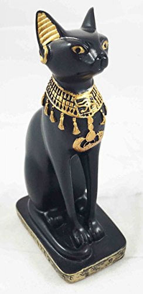 Egyptian Collector Well Detailed Small Bastet Figurine Ubasti Bast Cat ...
