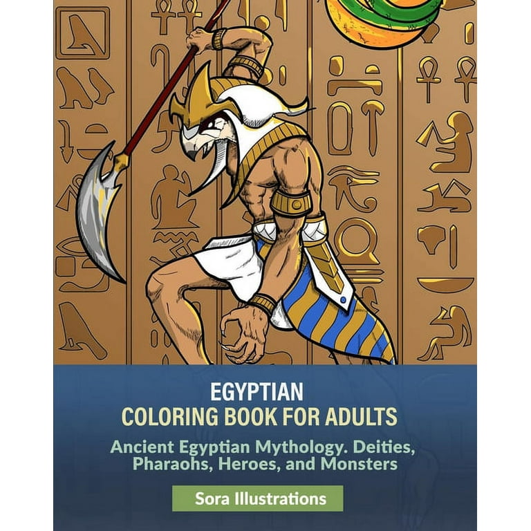egyptian gods coloring book
