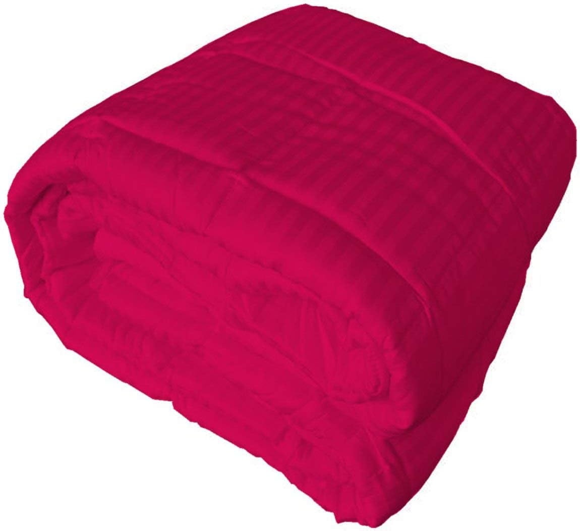 Egyptian Cotton 1-Piece Quilted Comforter, 500 GSM Microfiber Fill ...