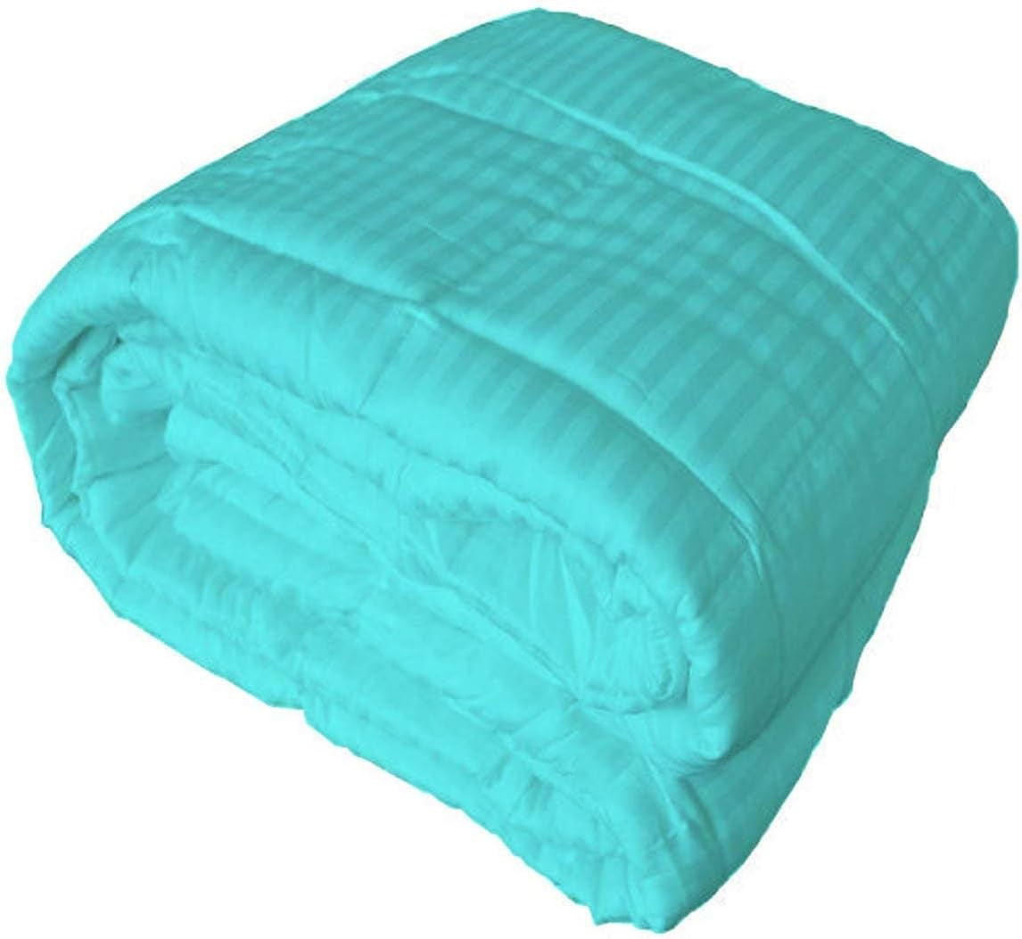Egyptian Cotton 1-Piece Quilted Comforter, 500 GSM Microfiber Fill ...