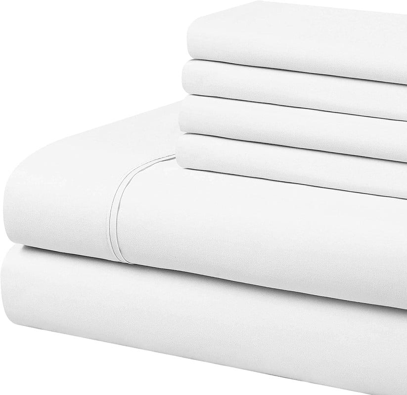 Egyptian Cotton 100% - 6 Piece Sheet Set - 400 Thread Count - 15" Deep ...