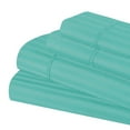 Egyptian Cotton 650 Thread Count Stripe Sheet Set Twin Teal By