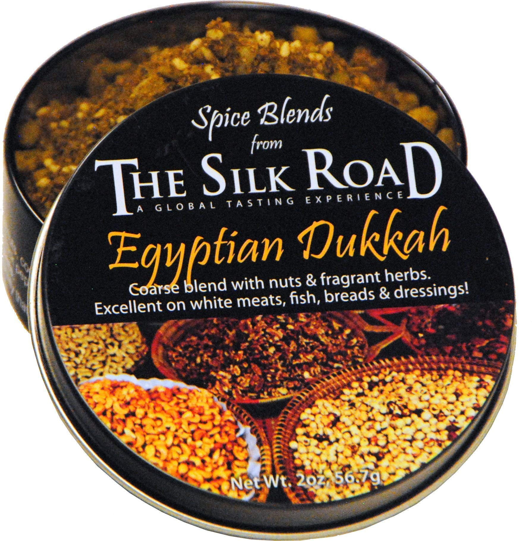 Egyptian Dukkah Spice Blend DEF29 from The Silk Road Restaurant & Market (2oz), No Salt | All ...