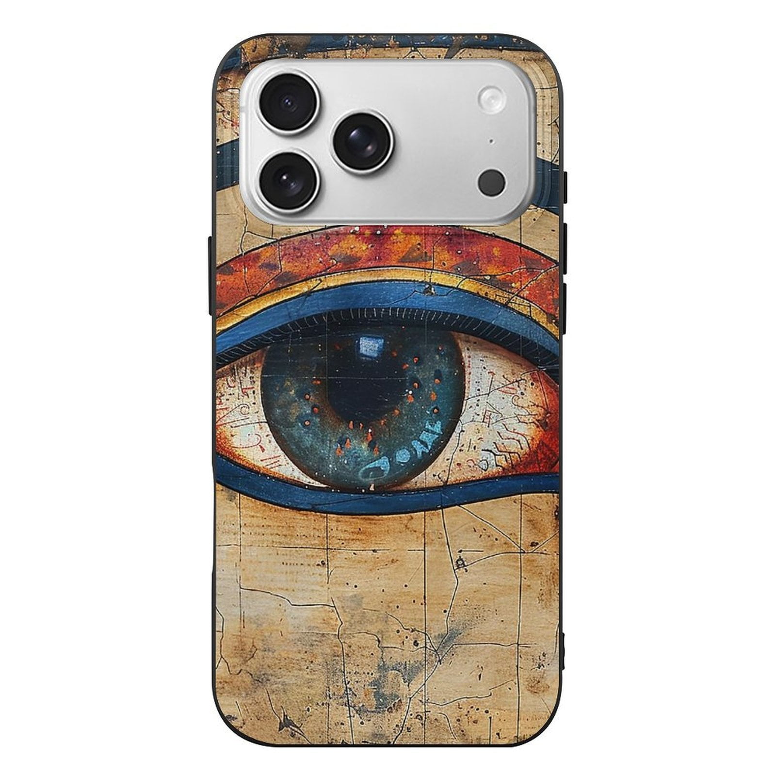Egyptian Eye Mythology Art Phone Case Compatible with iPhone 17 Pro Max ...