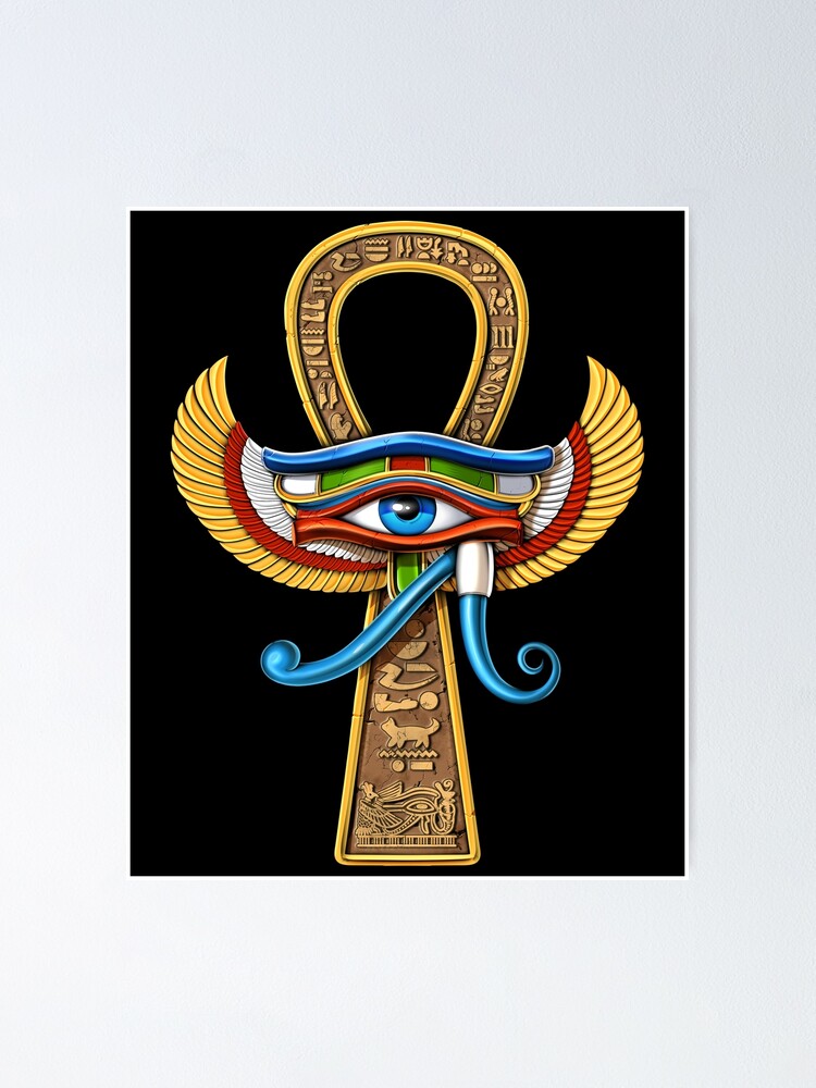 Egyptian Eye Of Horus Ankh Fashion Art Decor Frame - Walmart.com