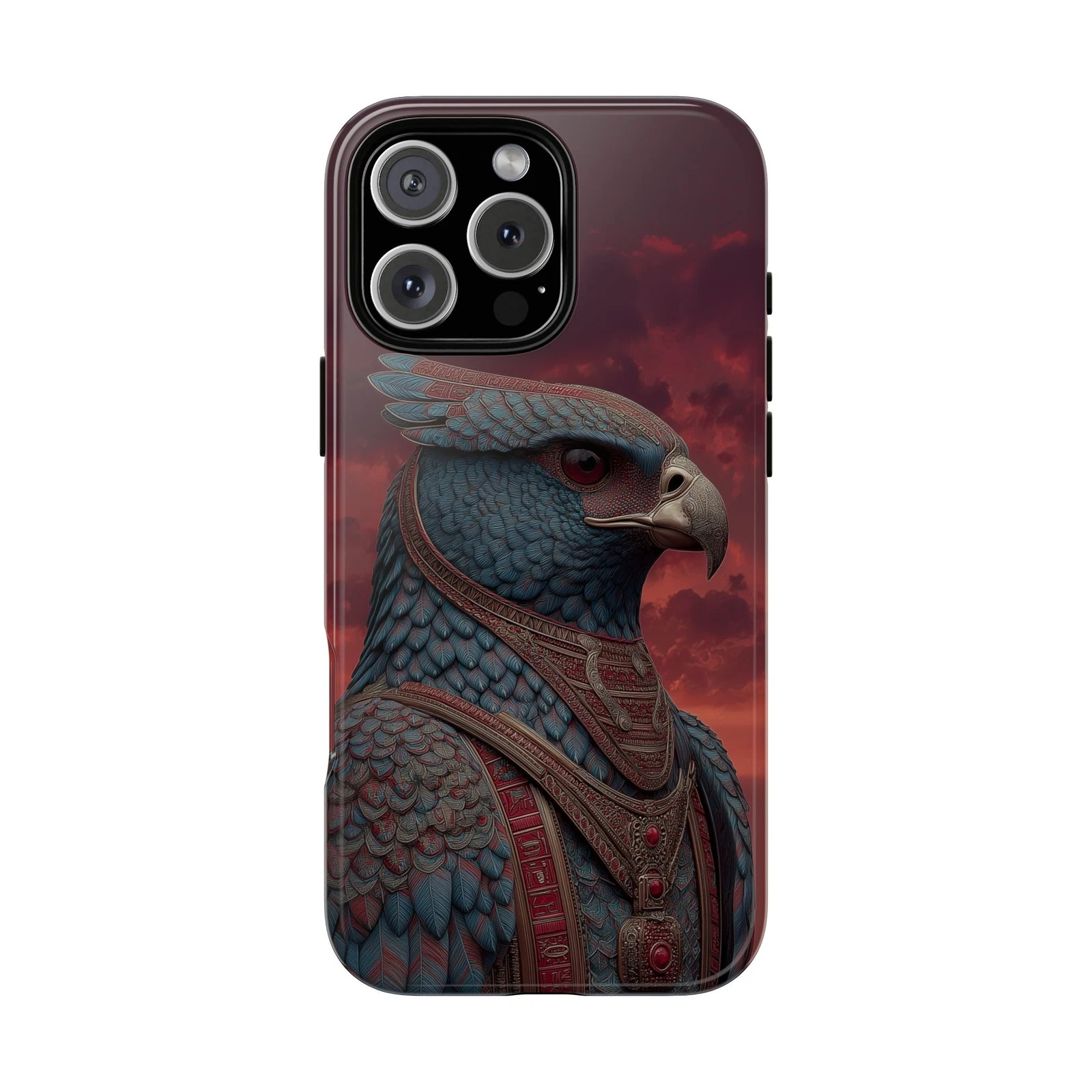 Egyptian Falcon Horus Bird Ancient Symbolic Artwork with iPhone 17 to ...