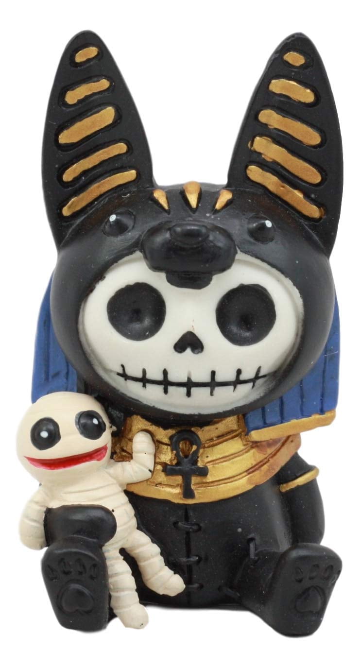 Egyptian Furrybones Anubis Figurine Small 3.5" Furry Bones Skeleton ...