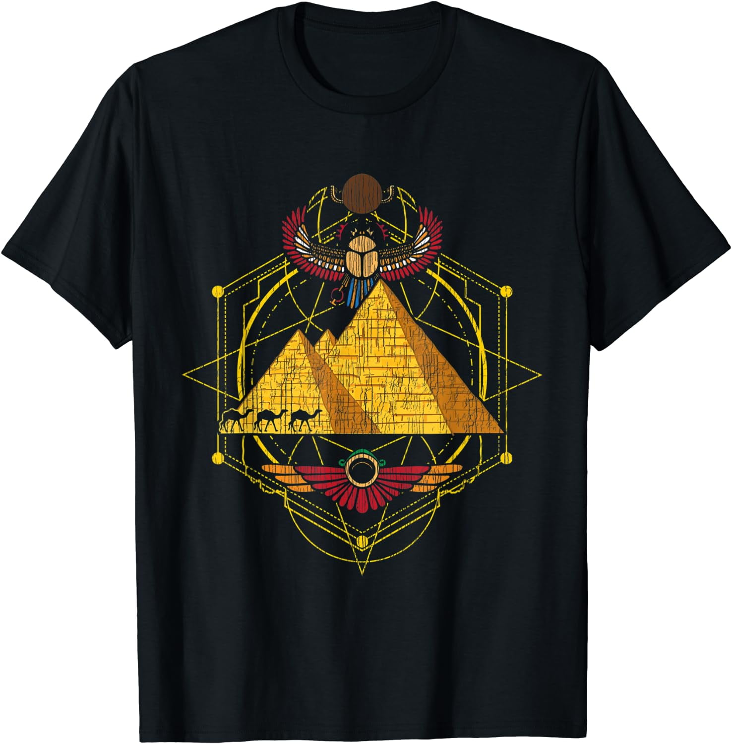 Egyptian Gift Pyramid Egypt T-Shirt - Walmart.com