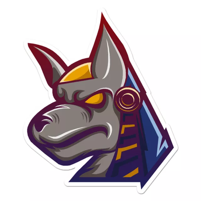 Egyptian God Anubis Sticker Phone Decal Water Bottle Stickers Car ...