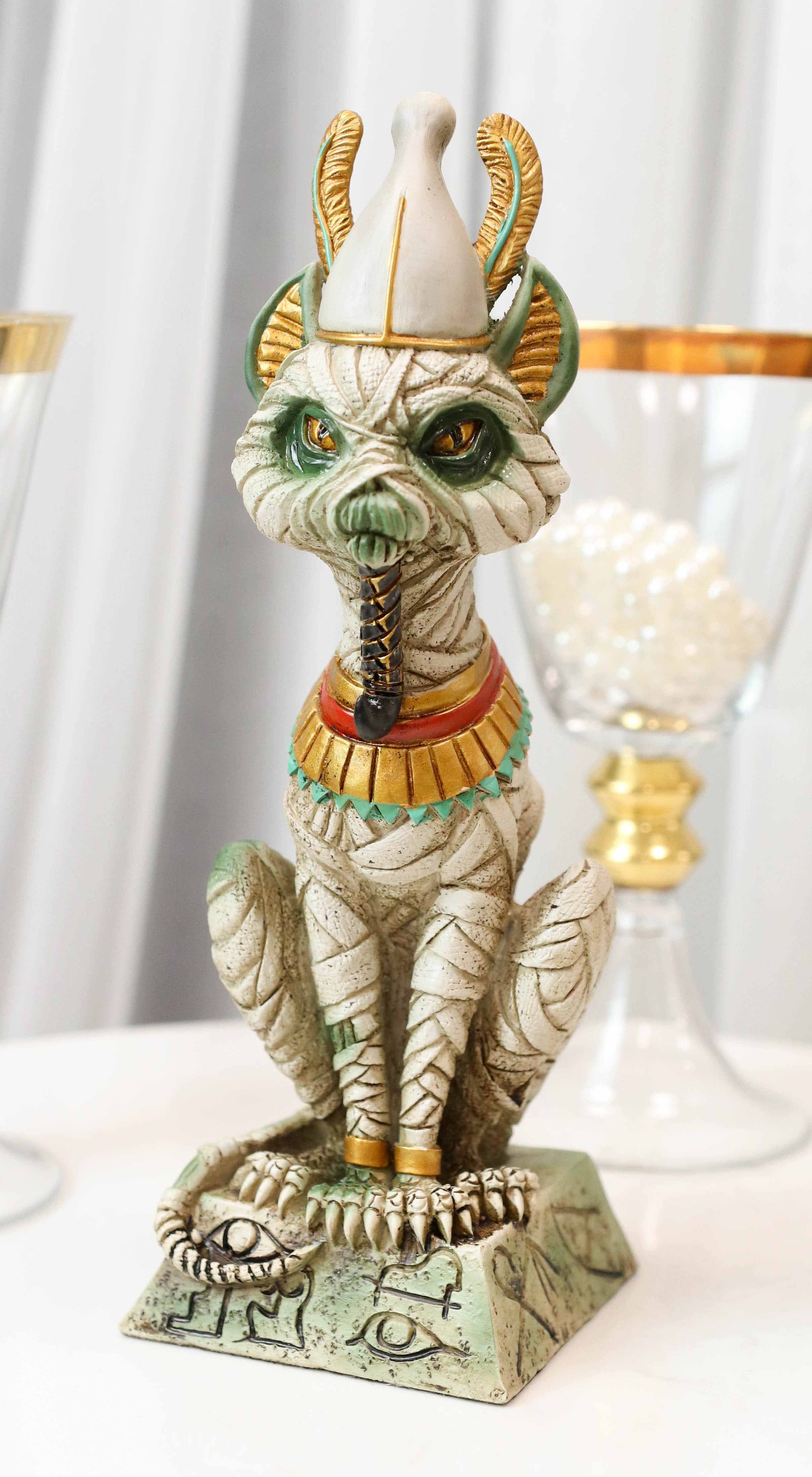 Egyptian God Of The Dead And Rebirth Osiris Mummy On Hieroglyphic Base ...