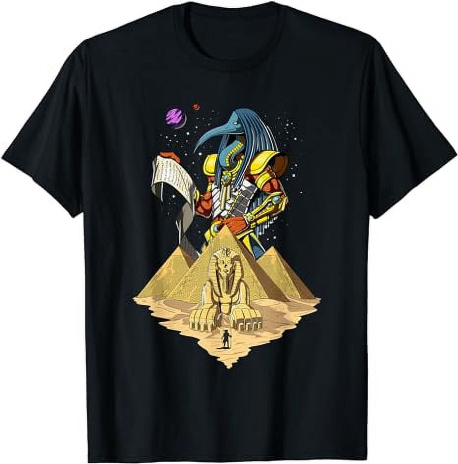 Egyptian God Thoth Egyptian Pyramids Ancient Egypt Mythology T-Shirt ...