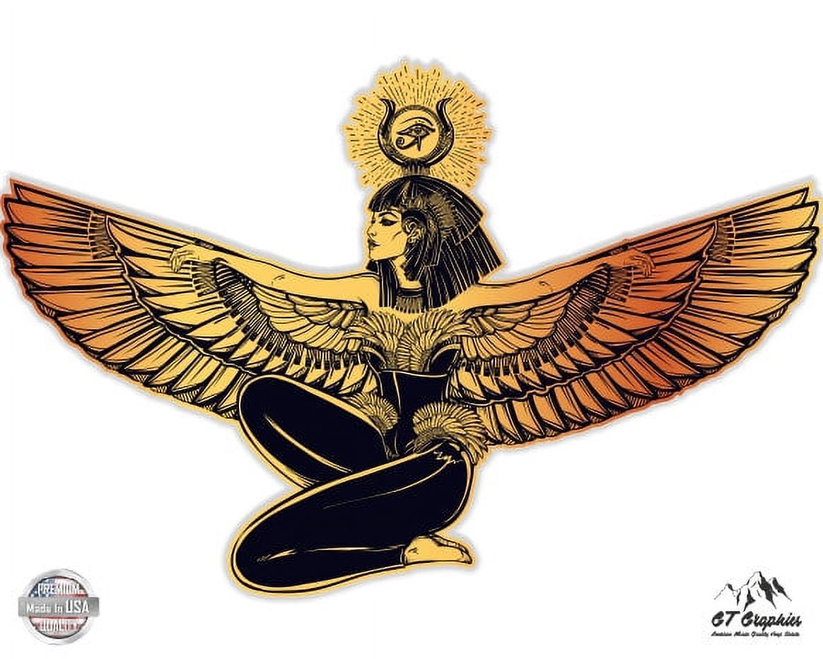 Egyptian Goddess Isis Beautiful - 8" Vinyl Sticker - For Car Laptop I ...