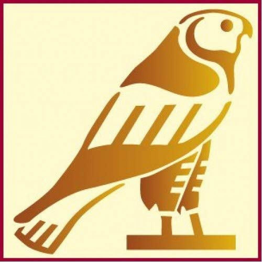 Egyptian Hawk Large Stencil - Hieroglyphics Classic Egyptian Symbol ...