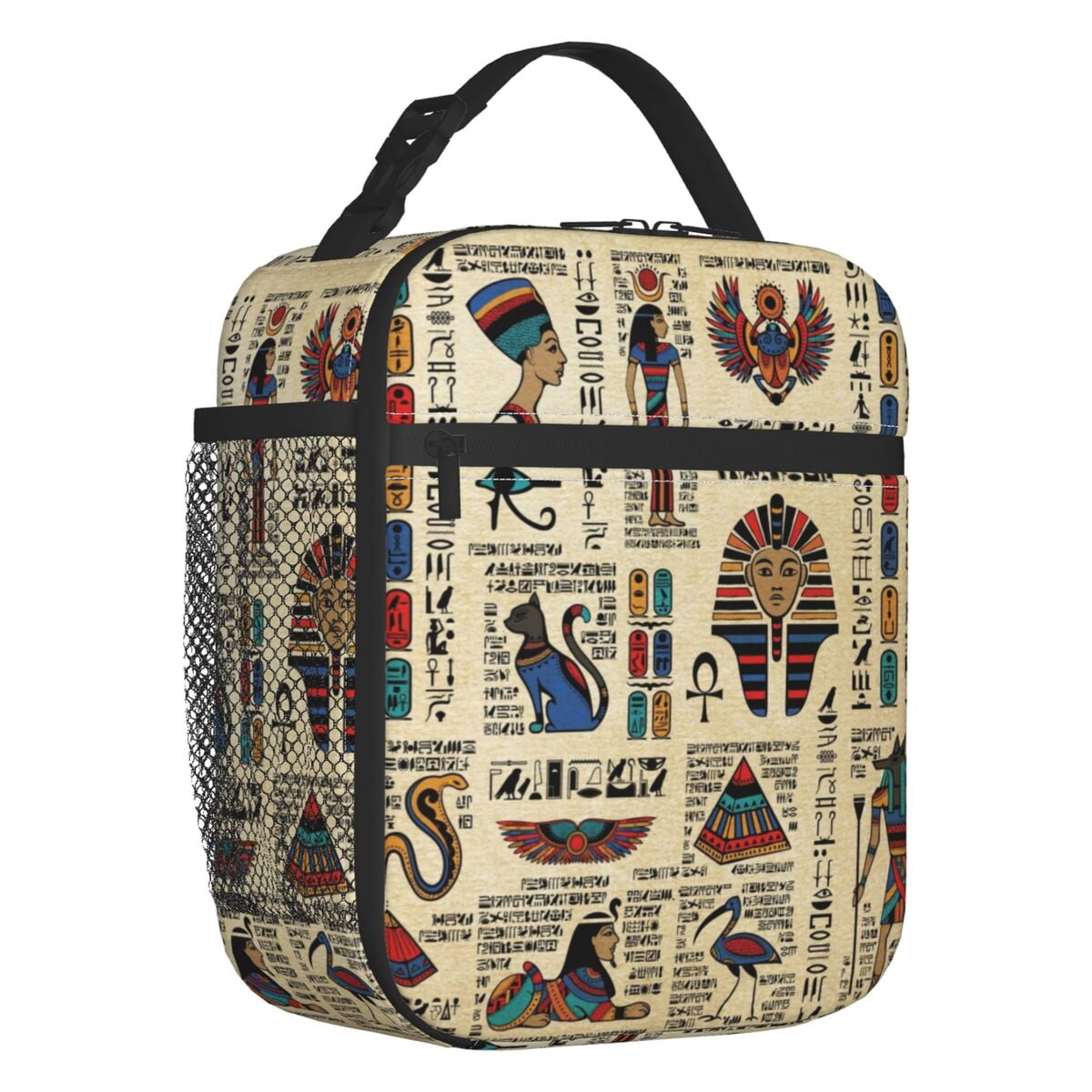 Egyptian Hieroglyphic Insulated Lunch Bags for Women Ancient Egypt ...