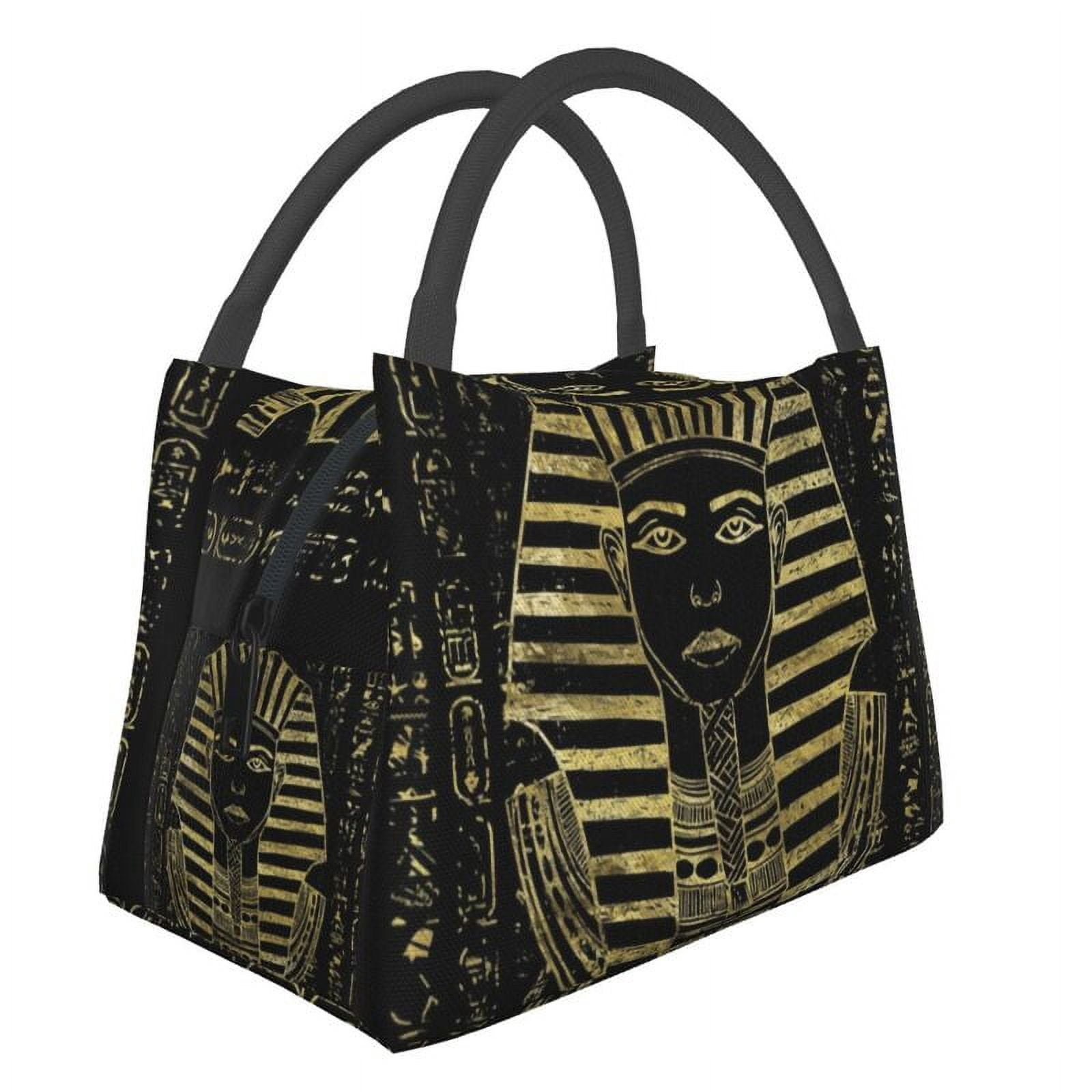 Egyptian Hieroglyphs And Deities Insulated Lunch Bag for Office Egypt ...