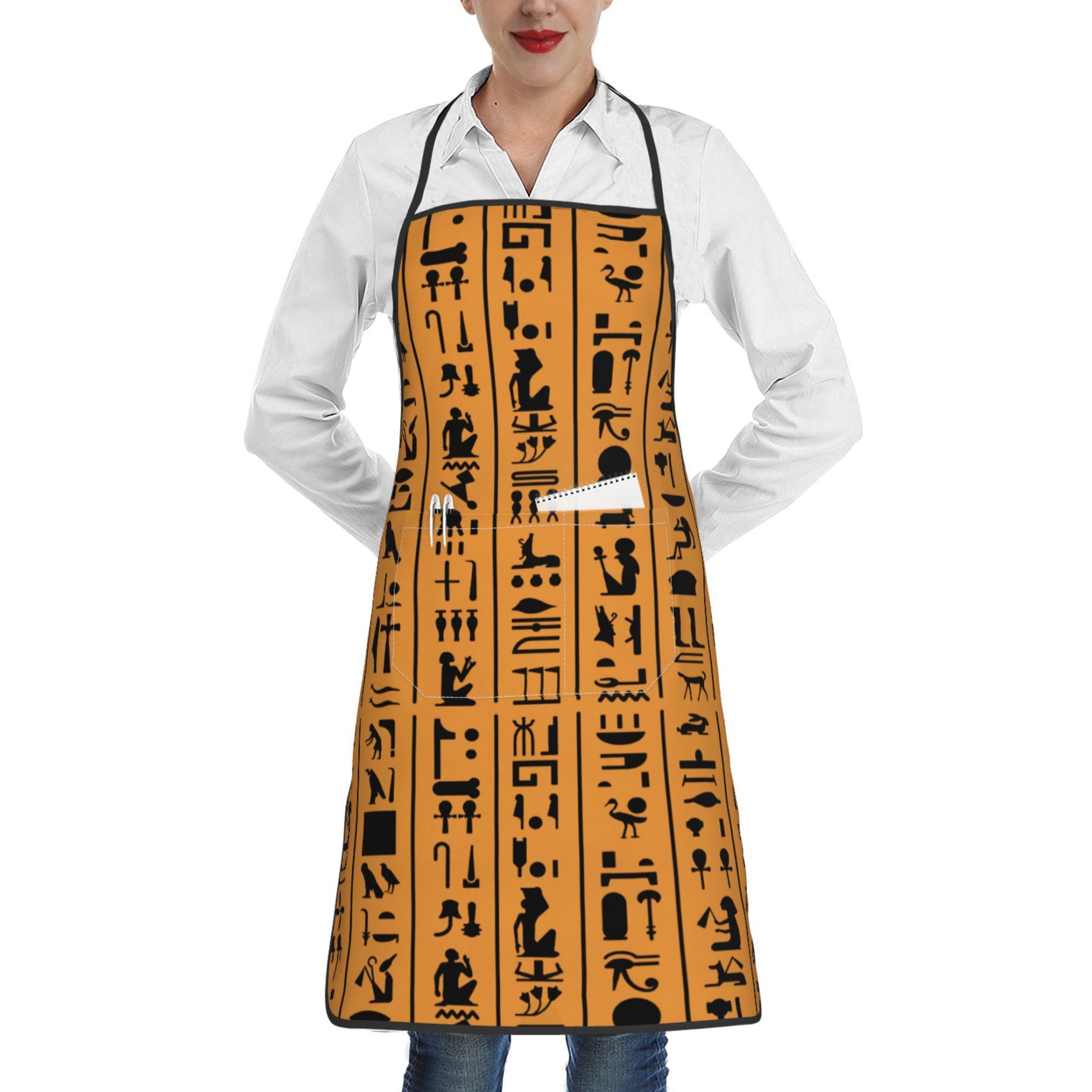 Egyptian Hieroglyphs Or Ancient Egypt Letters Women'S And Men'S Kitchen ...