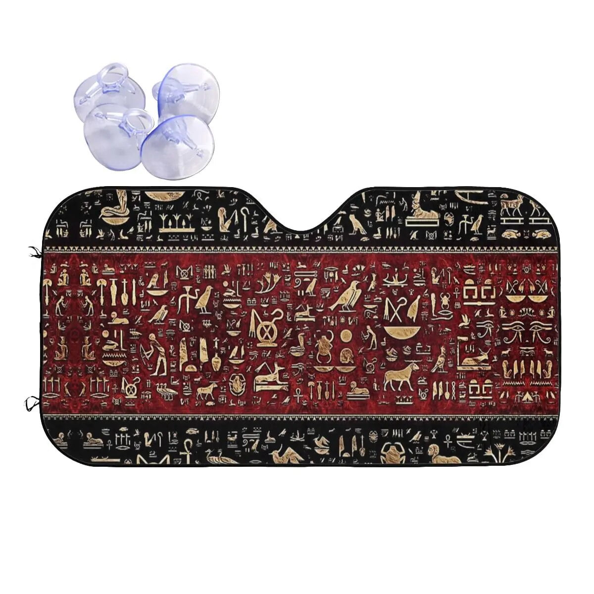 Egyptian Hieroglyphs Sunshade Windscreen Ancient Egypt Fashion Car ...