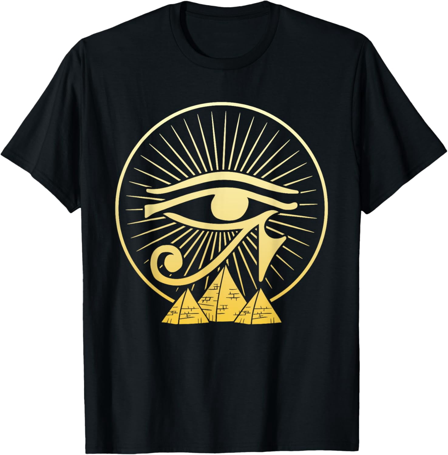 Egyptian Horus Eye Egypt Pyramids Mythological T-Shirt - Walmart.com