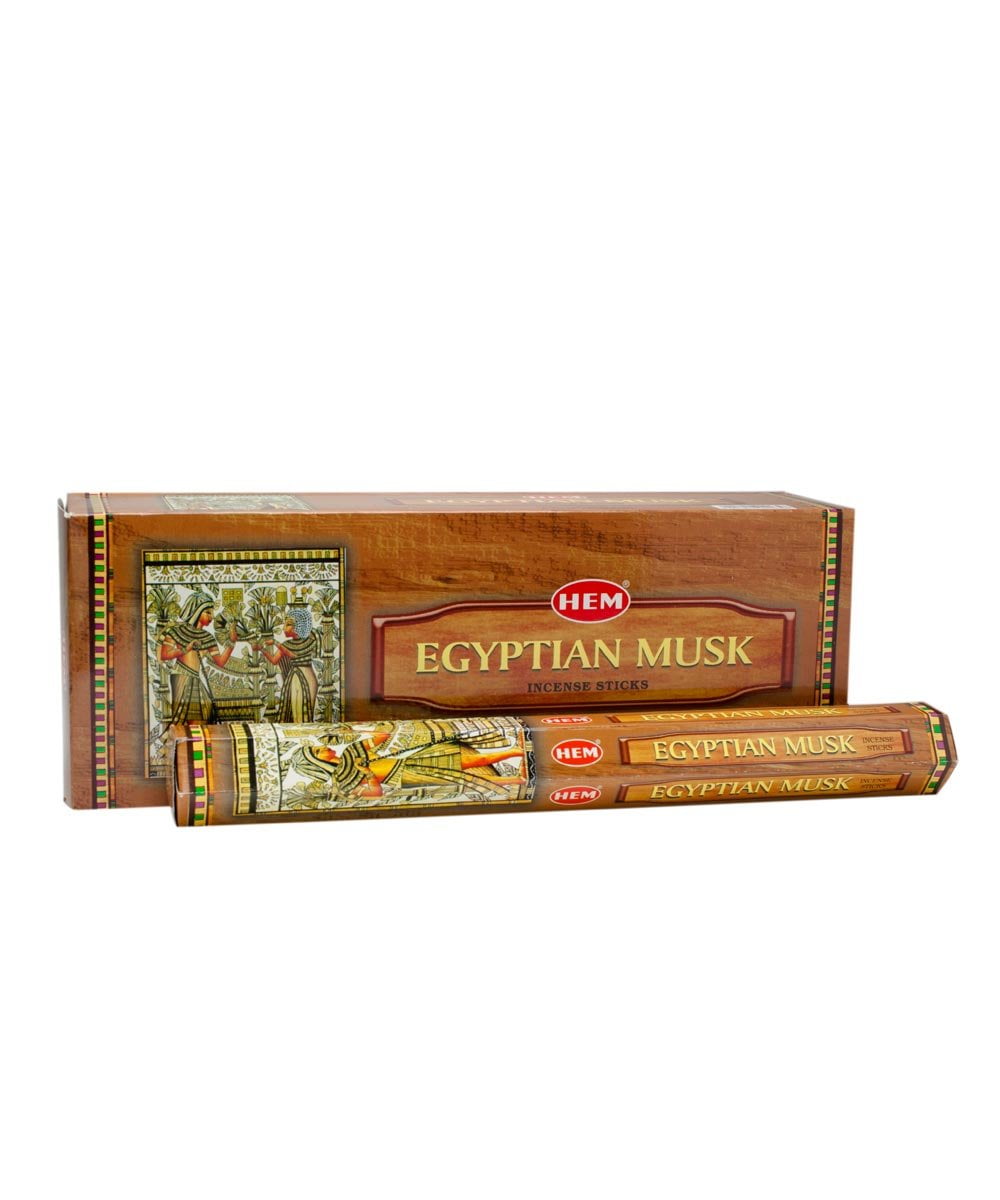 Egyptian Musk Box of 6 tube 120 Incense sticks HEM - Walmart.com