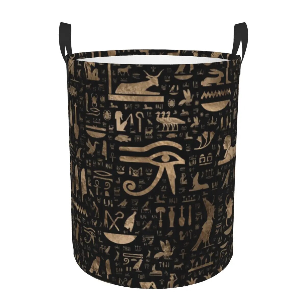 Egyptian Mut Symbol Laundry Basket Foldable Ancient Egypt Clothes Toy ...