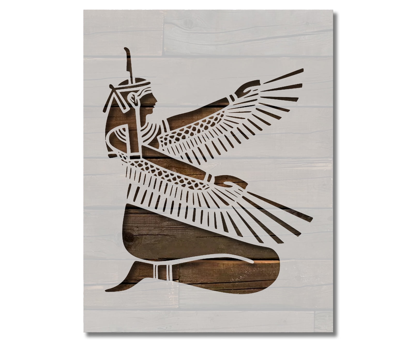Egyptian Pharaoh Stencil Template Reusable 8.5 x 11 Inches for Painting ...