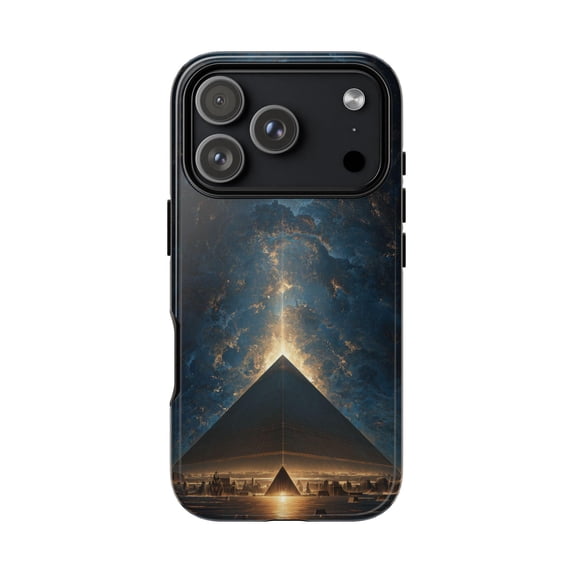 Egyptian Pyramid Glowing Celestial Sky Sacred Light Scene Phone Case ...