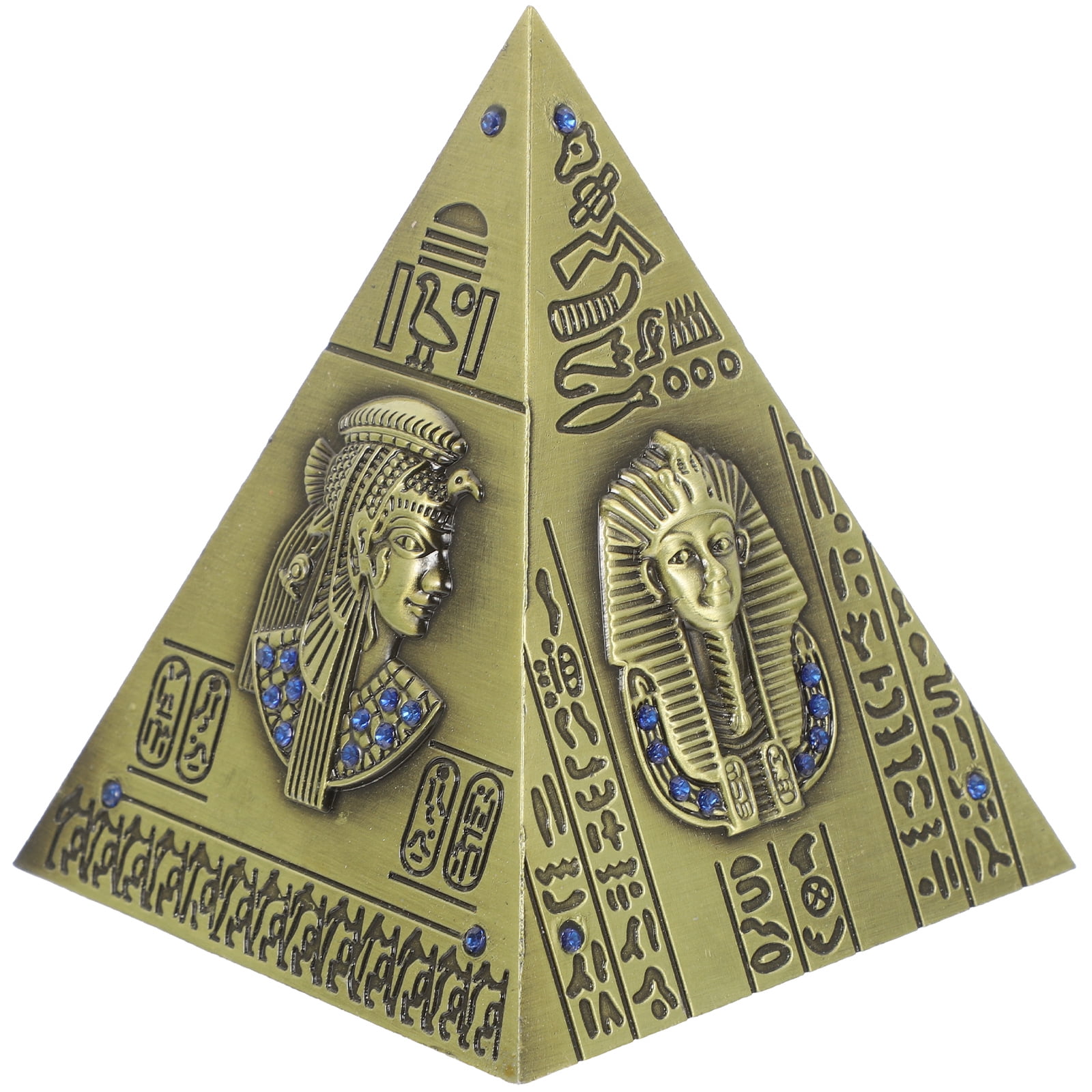 Egyptian Pyramid Model Metal Craft European Style Creative Tabletop ...