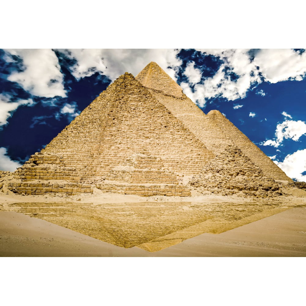 Egyptian Pyramids Backdrop Egypt Ancient Architecture Ruins Natural ...