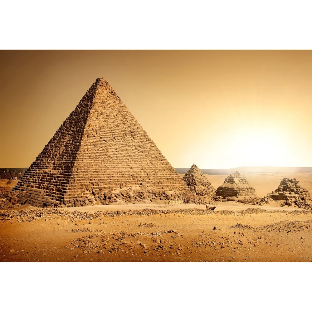 Egyptian Pyramids Backdrop Egypt Ancient Architecture Ruins Natural ...