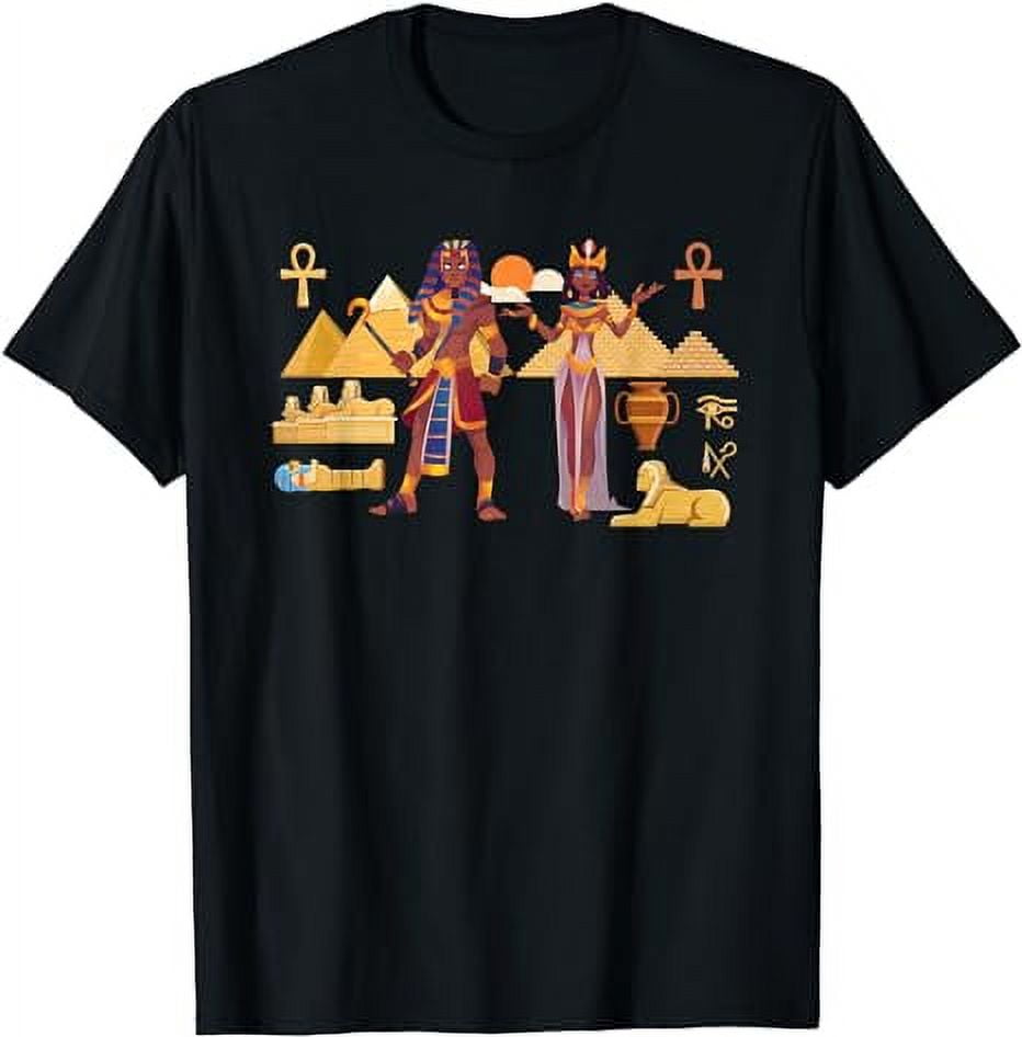 Egyptian Pyramids Funny Taking Selfie Modern Ancient Egypt T-Shirt ...