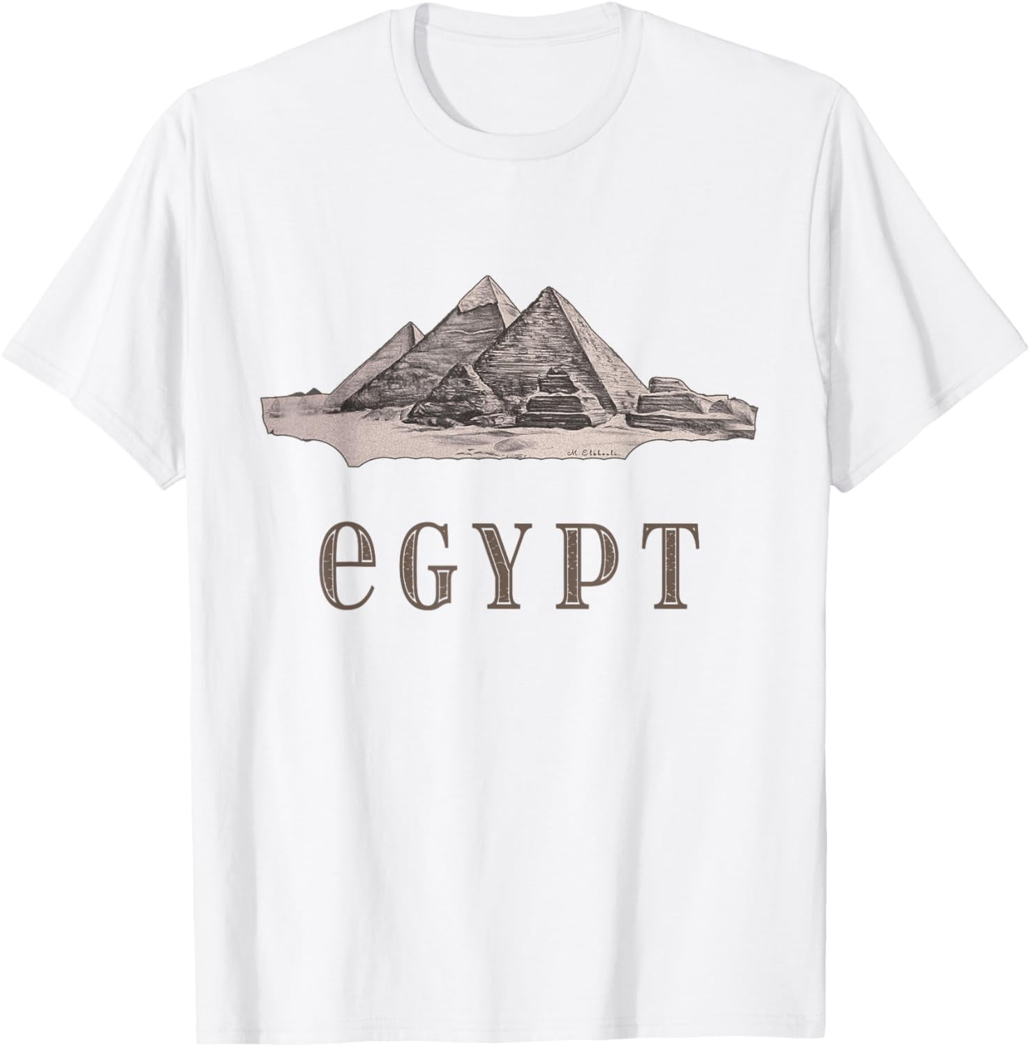 Egyptian Pyramids | History Lovers Ancient Egypt T-Shirt - Walmart.com