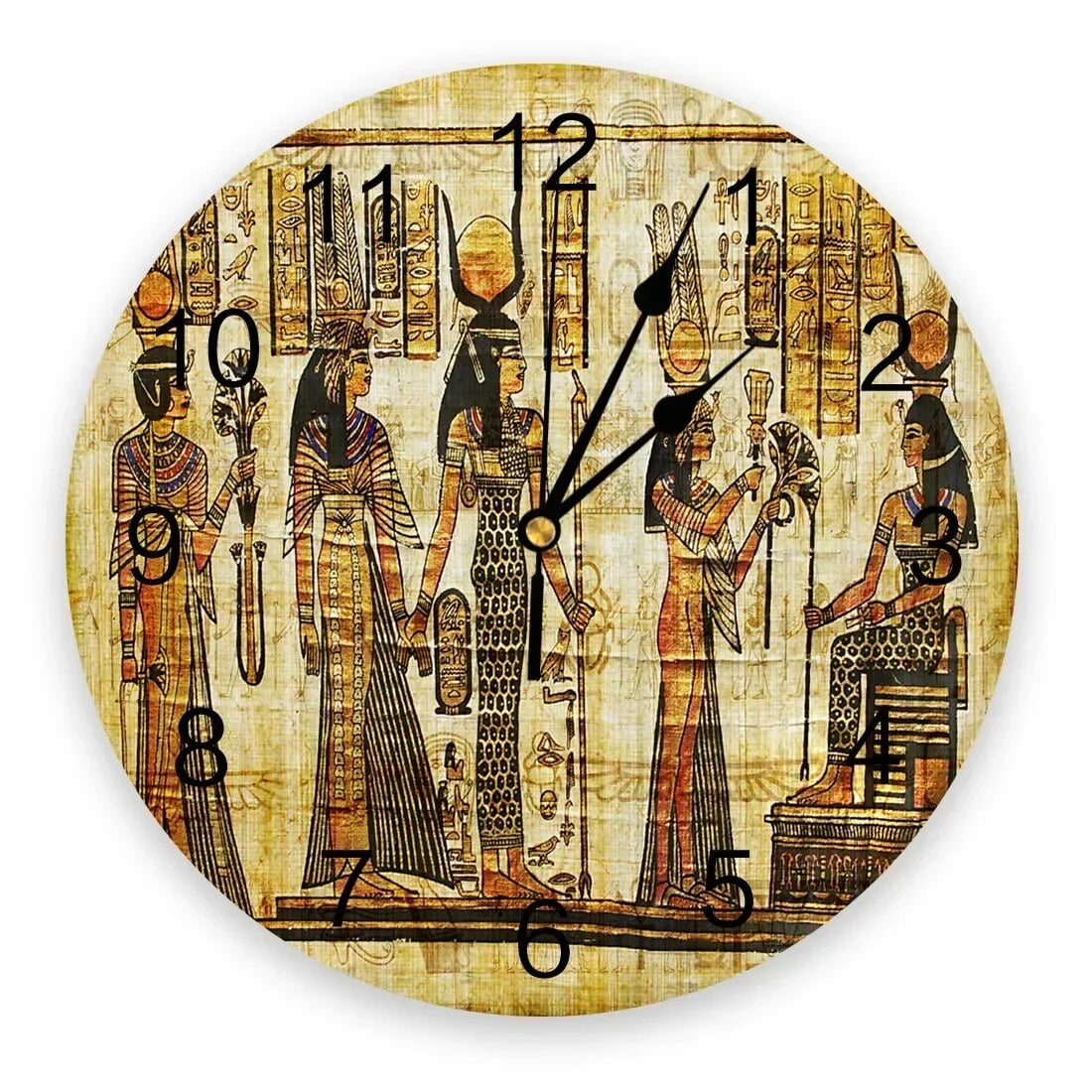 Egyptian Pyramids Wall Clock Kitchen Home Living Room Decorative ...
