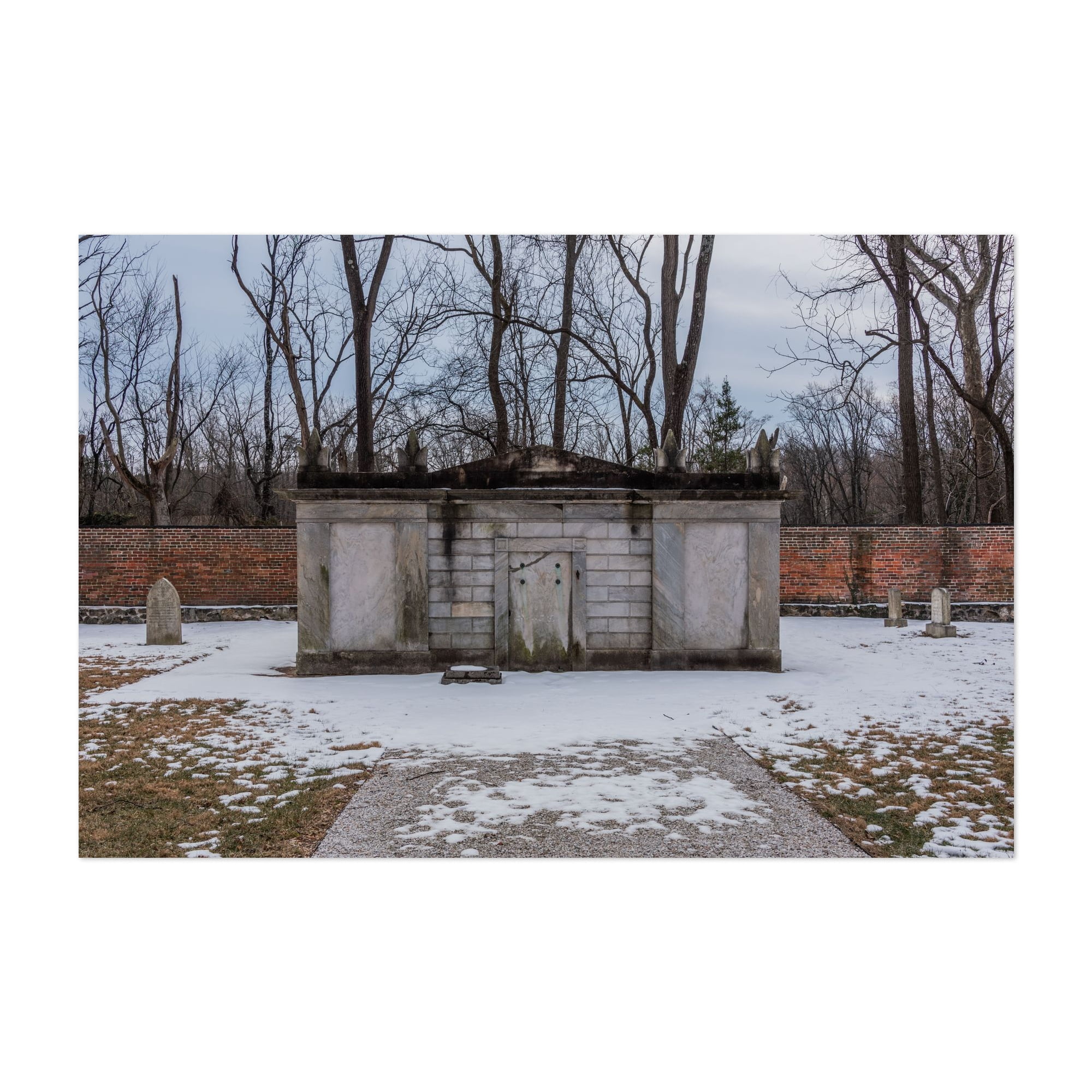 Egyptian Revival Vault, Ridgely Family Cemetery, Hampton NHS MD ...
