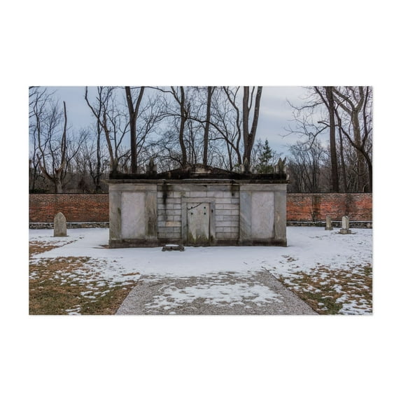 Egyptian Revival Vault, Ridgely Family Cemetery, Hampton NHS MD - Towson Maryland Photography ...
