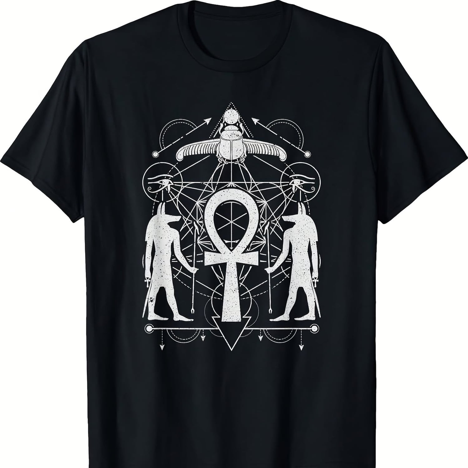 Egyptian Sacred Geometry Ankh S1Hirt Eye Of Horus S1Hir T-S1Hirt ...