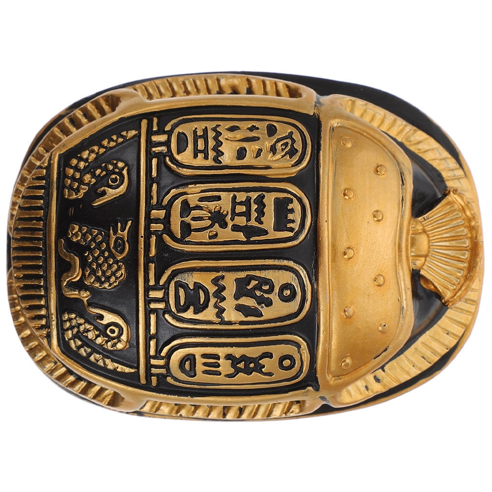 Egyptian Scarab Decor Resin Scarab Figurine Ancient Egyptian Beetle ...